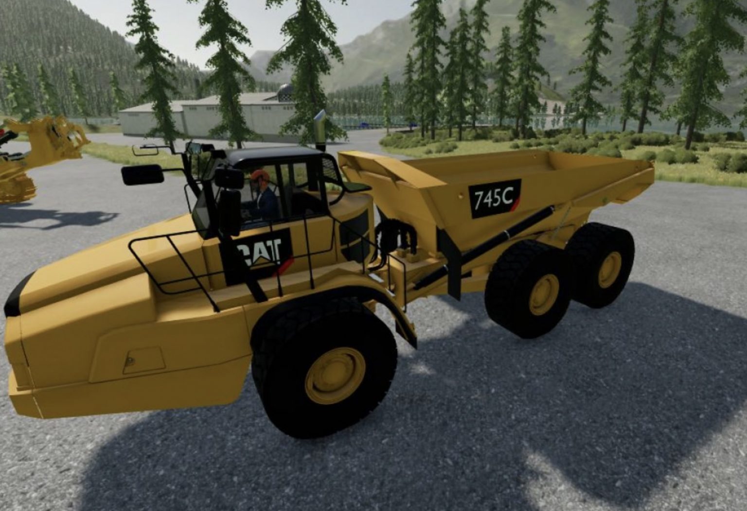 Cat 745 V1.0 FS22 Mod | Farming Simulator 22 Mod