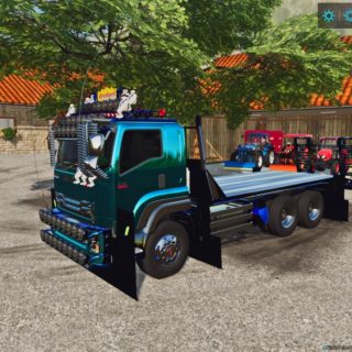 ISUZU FXZ 360 trailer v1.0 FS22 Mod | Farming Simulator 22 Mod