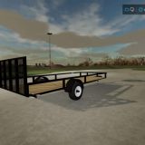 Big Tex Utility Trailer Converted v1.0 FS22 Mod | Farming Simulator 22 Mod