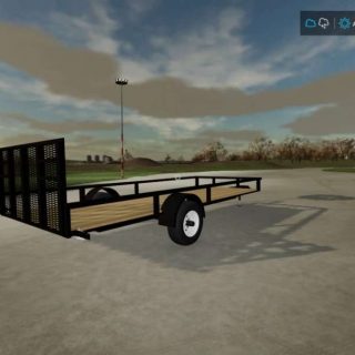 Big Tex Utility Trailer Converted v1.0 FS22 - Farming Simulator 22 Mod ...