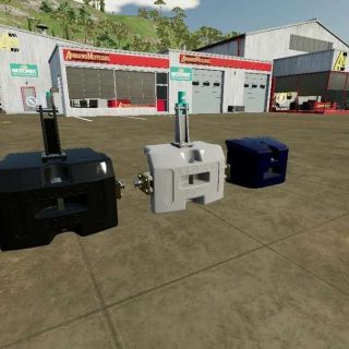 Claas W900/W600 + 600kg Weight v1.0 FS22 Mod | Farming Simulator 22 Mod