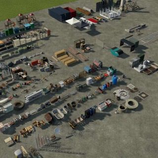 Decoration package v1.0.0.1 FS22 Mod | Farming Simulator 22 Mod