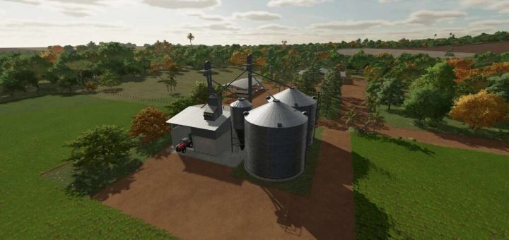 Pack silage silos v1.0 FS22 - Farming Simulator 22 Mod | FS22 mod