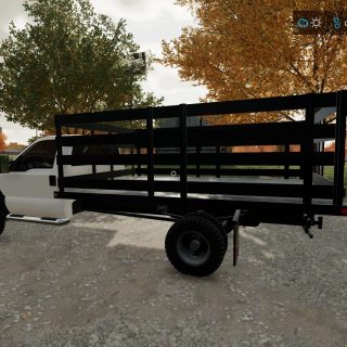 Ford F550 Stake Body Truck v1.0 FS22 Mod | Farming Simulator 22 Mod