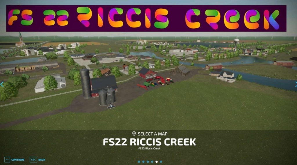 Riccis Creem Map V2.0 FS22 Mod | Farming Simulator 22 Mod