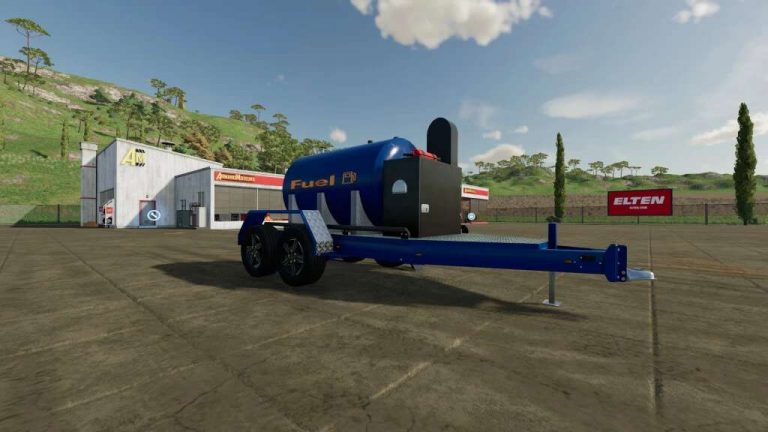 Fuel Tank Trailer v1.0 FS22 Mod | Farming Simulator 22 Mod