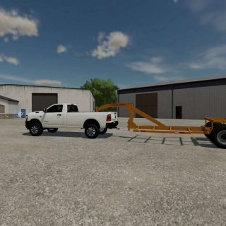 Gooseneck Bale Trailer v1.0 FS22 Mod | Farming Simulator 22 Mod