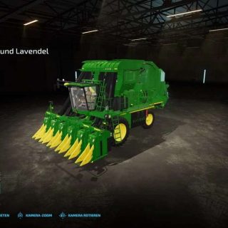Harvester for Cotton and Lavender v1.0 FS22 Mod | Farming Simulator 22 Mod