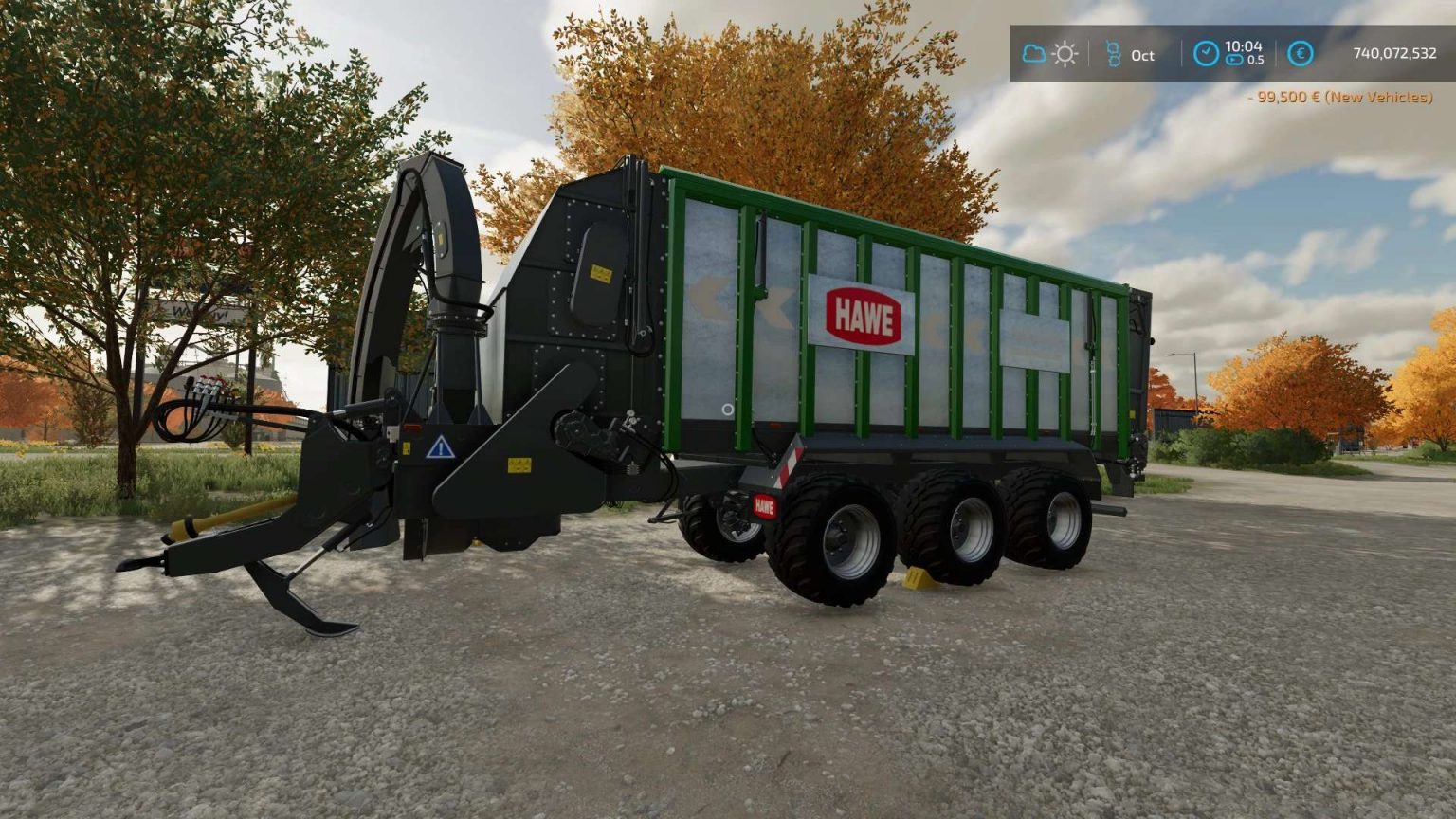 Hawe 250000 litre auger wagon v1.0 FS22 Mod | Farming Simulator 22 Mod