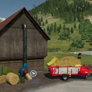 Hay Storage With Bale Acceptance v1.1 FS22 Mod | Farming Simulator 22 Mod
