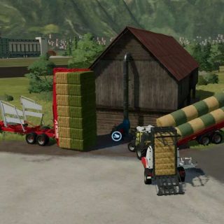 Hay Storage With Bale Acceptance v1.1 FS22 Mod | Farming Simulator 22 Mod