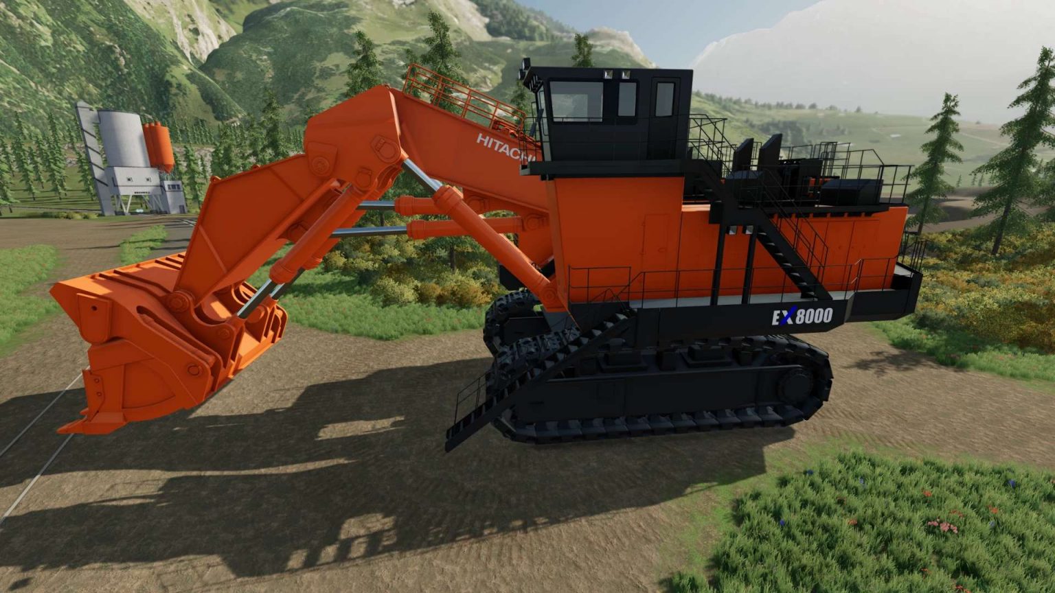 Hitachi 8000 EX v1.0 FS22 Mod | Farming Simulator 22 Mod