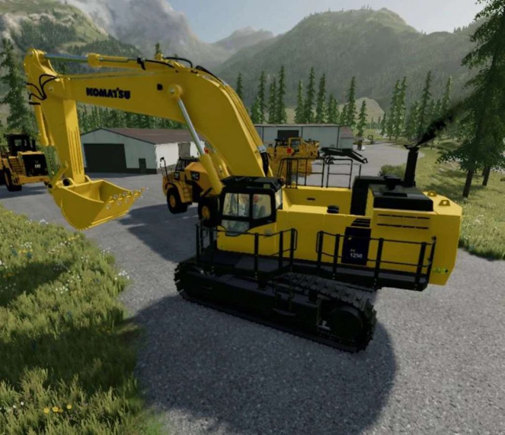 Komatsu PC 1250 v1.0 FS22 Mod | Farming Simulator 22 Mod