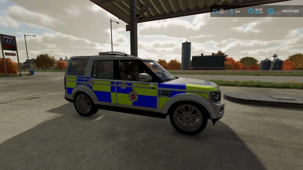 Land Rover Discovery 4 UK Police Edit v1.0 FS22 Mod | Farming Simulator ...