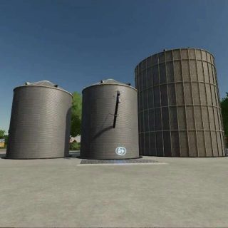 Large Silos Multi Fruit v1.0 FS22 Mod | Farming Simulator 22 Mod