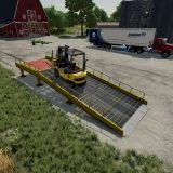 Loading Ramp With Dock Leveler v1.0 FS22 Mod | Farming Simulator 22 Mod
