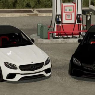 Mercedes Benz E63S AMG 2018 v1.0 FS22 Mod | Farming Simulator 22 Mod