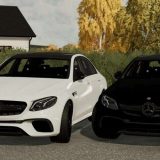 Mercedes Benz E63S AMG 2018 v1.0 FS22 Mod | Farming Simulator 22 Mod