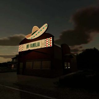 Mi Familia Restaurant v1.0 FS22 Mod | Farming Simulator 22 Mod