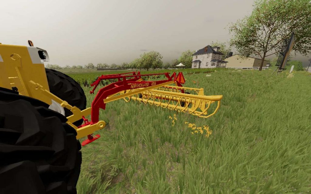 New Holland Side-Delivery Hay Rake v1.0 FS22 Mod | Farming Simulator 22 Mod
