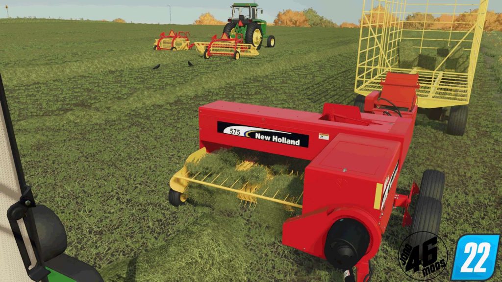 New Holland Small Square Balers v1.0 FS22 Mod | Farming Simulator 22 Mod