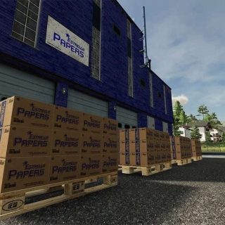Papers Factories By CaptnAro v1.0 FS22 Mod | Farming Simulator 22 Mod