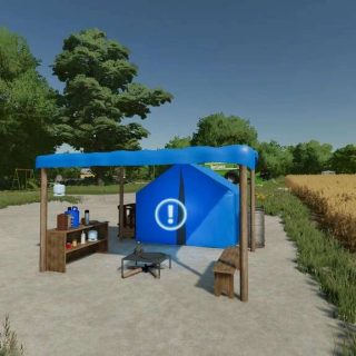 Pioneer Tent v1.0 FS22 Mod | Farming Simulator 22 Mod