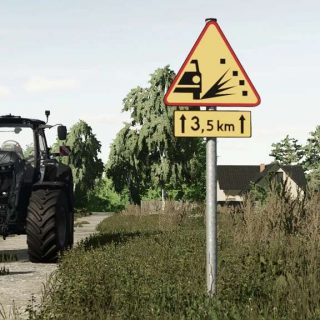 Polish Road Signs v1.0 FS22 Mod | Farming Simulator 22 Mod