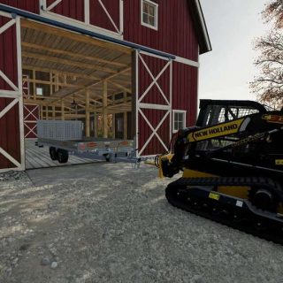 Skid Steer Trailer Mover v1.0 FS22 Mod | Farming Simulator 22 Mod