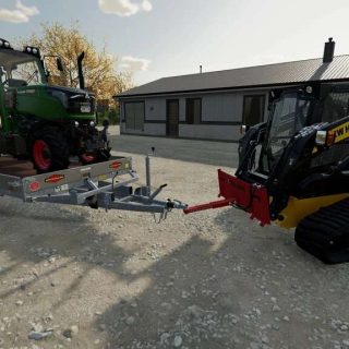 Skid Steer Trailer Mover v1.0 FS22 Mod | Farming Simulator 22 Mod