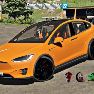 Tesla Model X v1.0 FS22 Mod | Farming Simulator 22 Mod