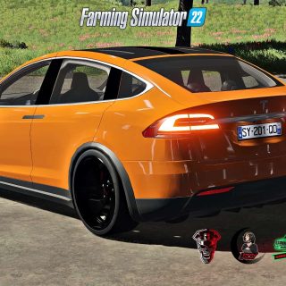 Tesla Model X v1.0 FS22 Mod | Farming Simulator 22 Mod