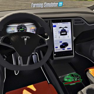 Tesla Model X v1.0 FS22 Mod | Farming Simulator 22 Mod
