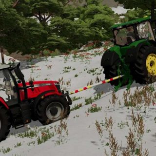 Tow Bar v1.0 FS22 Mod | Farming Simulator 22 Mod
