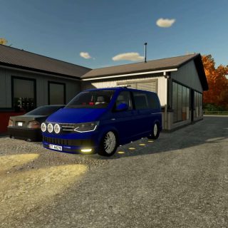 Volkswagen Transporter T6 v1.0 FS22 Mod | Farming Simulator 22 Mod