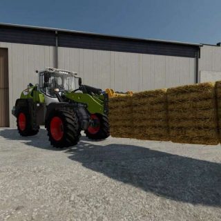 Wheel Loader Long Forks Pack v1.0 FS22 Mod | Farming Simulator 22 Mod
