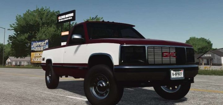 2020 GMC 3500HD Single Cab Long Bed V1.0 FS22 - Farming Simulator 22 ...