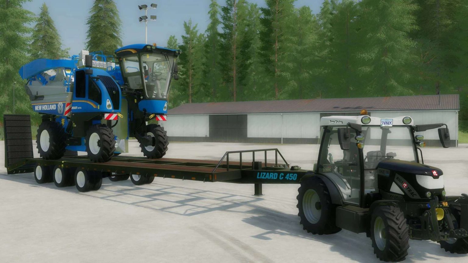 36ft Class C Low Loader BETA v1.0 FS22 Mod | Farming Simulator 22 Mod