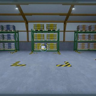 Pallet shopping shelves v1.0 FS22 Mod | Farming Simulator 22 Mod