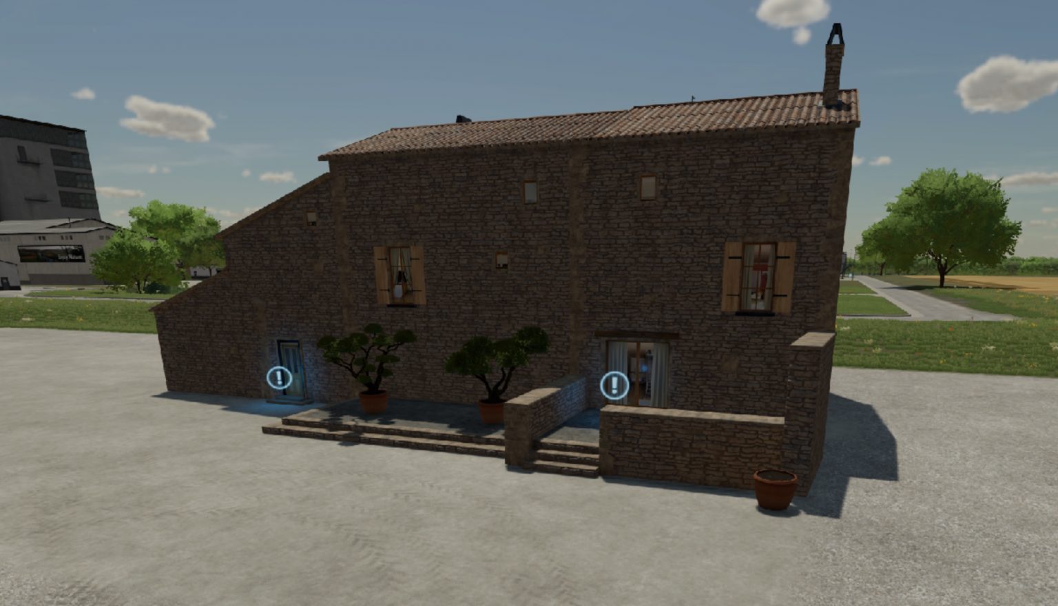 Country houses with garage V1.0 FS22 Mod | Farming Simulator 22 Mod