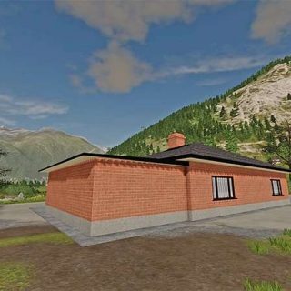 Brick House v1.0 FS22 Mod | Farming Simulator 22 Mod
