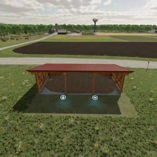 Covered Pile Storage v1.0 FS22 Mod | Farming Simulator 22 Mod