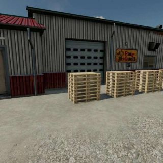 Empty Pallets Production v1.0 FS22 Mod | Farming Simulator 22 Mod