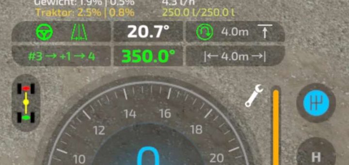 Back up camera V1.1 F22 - Farming Simulator 22 Mod | FS22 mod