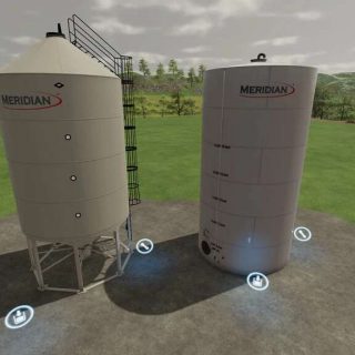 Extended Meridian Silo v1.0 FS22 Mod | Farming Simulator 22 Mod