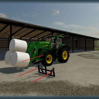Frontloader Bale Spike v1.0 FS22 Mod | Farming Simulator 22 Mod