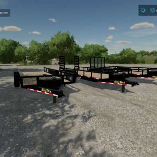 BigTex 24FT Bumper Pull v1.1 FS22 Mod | Farming Simulator 22 Mod