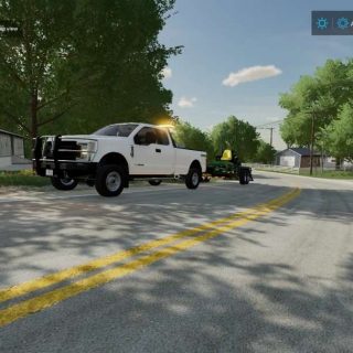 BigTex 24FT Bumper Pull v1.1 FS22 Mod | Farming Simulator 22 Mod