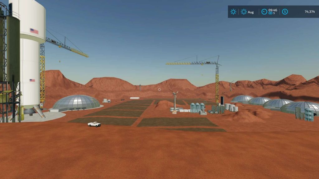 Mars + The Mission v1.0 FS22 Mod | Farming Simulator 22 Mod