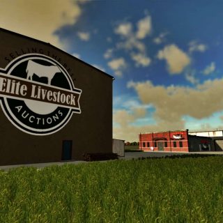 Slaughter House and Animal Auction V1.0 FS22 Mod | Farming Simulator 22 Mod